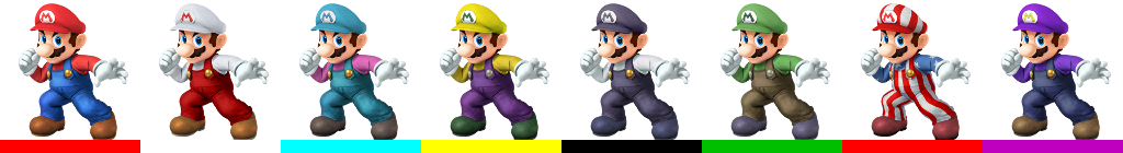 Alternate costume (SSB4) - SmashWiki, the Super Smash Bros. wiki