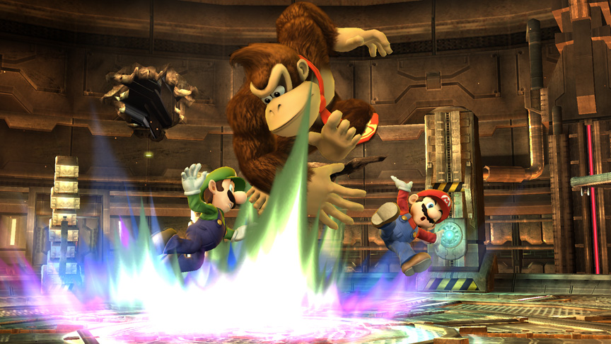 File:Donkey Kong Mario and Luigi Pyrosphere.jpg - SmashWiki, the Super ...