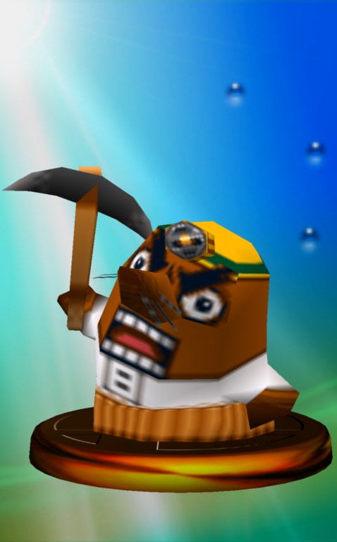 File:Mr. Resetti Trophy Melee.png - SmashWiki, the Super Smash Bros. wiki