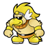 File:Brawl Sticker Rawk Hawk (Paper Mario TTYD).png - SmashWiki, the ...