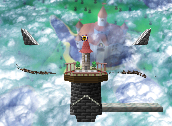 File:SSB64 Remix Peach's Castle Beta.png - SmashWiki, the Super Smash ...