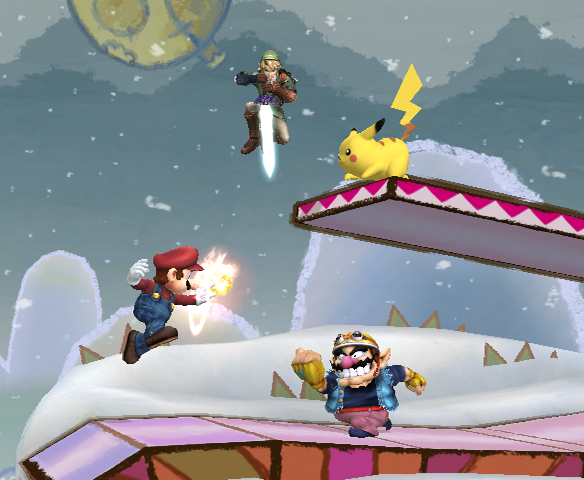 File:Yoshi's Island stage Brawl 4.png - SmashWiki, the Super Smash Bros ...