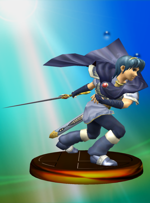 File Marth Trophy Smash Png Smashwiki The Super Smash Bros Wiki