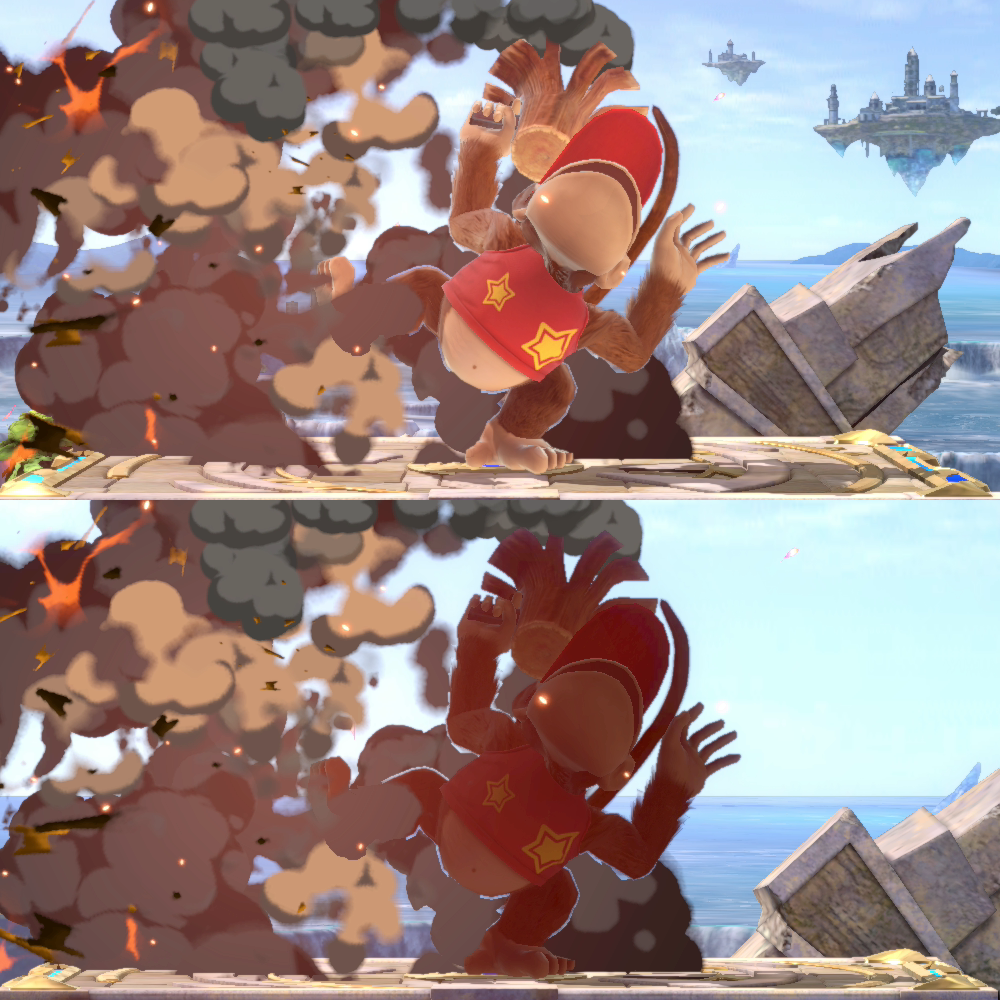 File:Popgun Explosion Distance Compare.png - SmashWiki, the Super Smash ...