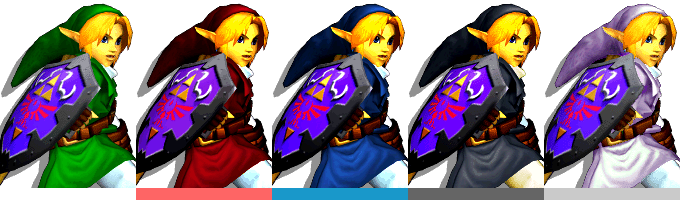 File:Link Palette (SSBM).png - SmashWiki, the Super Smash Bros. wiki