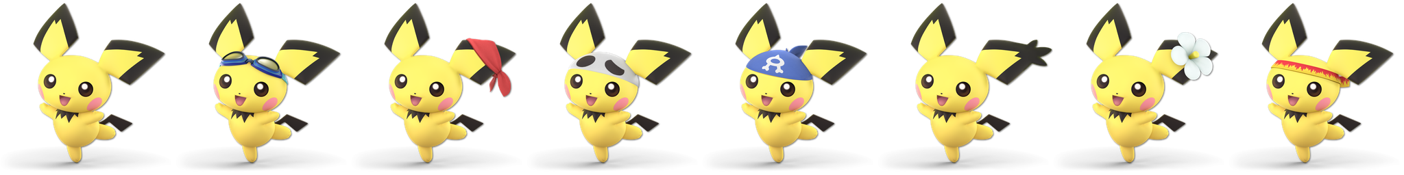 Giving Every Fighter up to 20 Alternate Costumes: 19. Pichu : r/smashbros