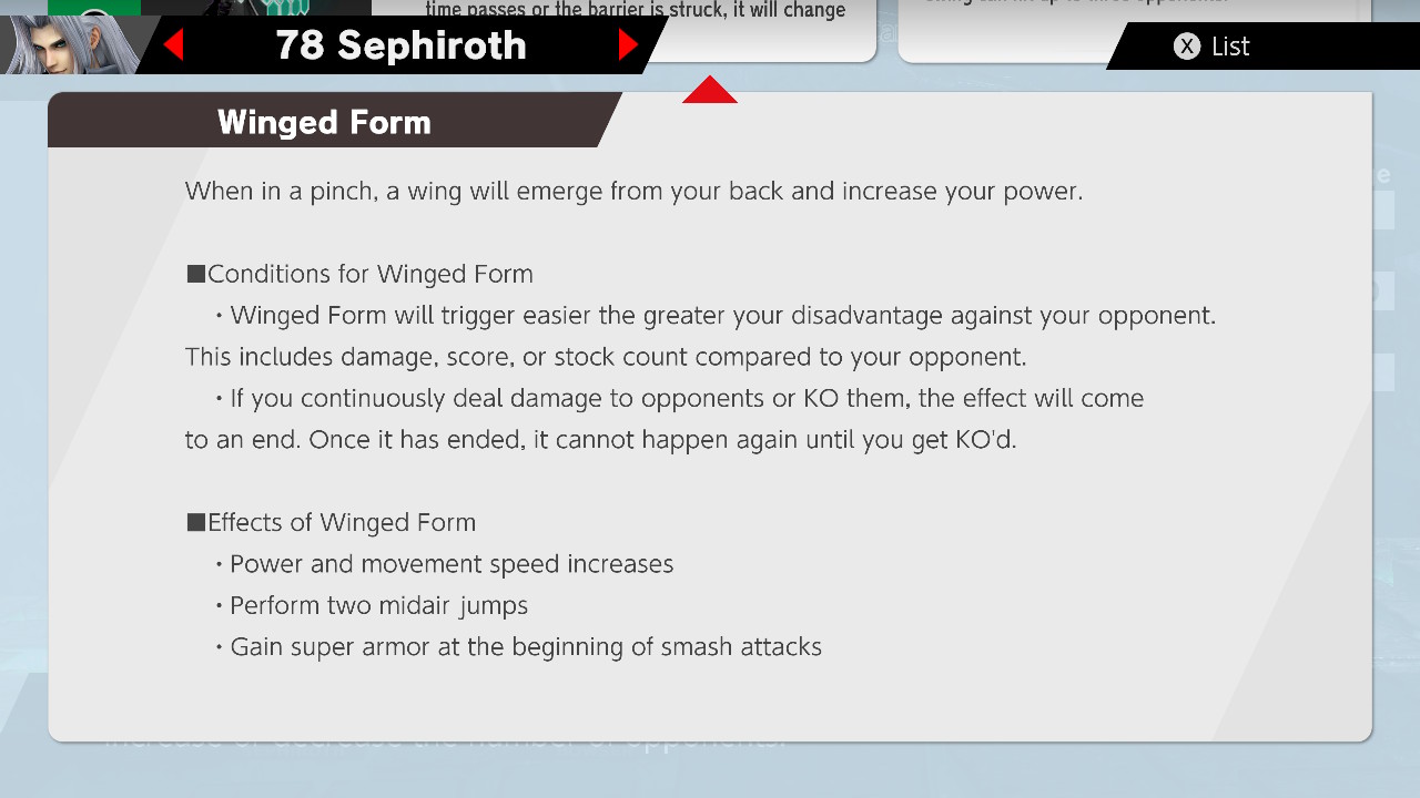 File:Winged Form Moves List Card.jpg - SmashWiki, the Super Smash Bros ...