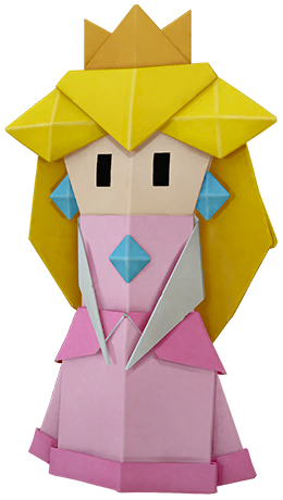 File:SSBU spirit Peach (Paper Mario The Origami King).png - SmashWiki ...