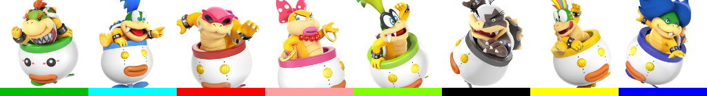 Bowser Jr And The Koopalings Ssb4
