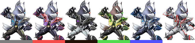File:Wolf Palette (SSBB).png - SmashWiki, the Super Smash Bros. wiki