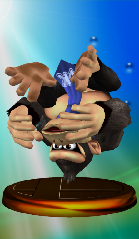 File:Donkey Kong Trophy (Smash 2).png - SmashWiki, the Super Smash Bros ...