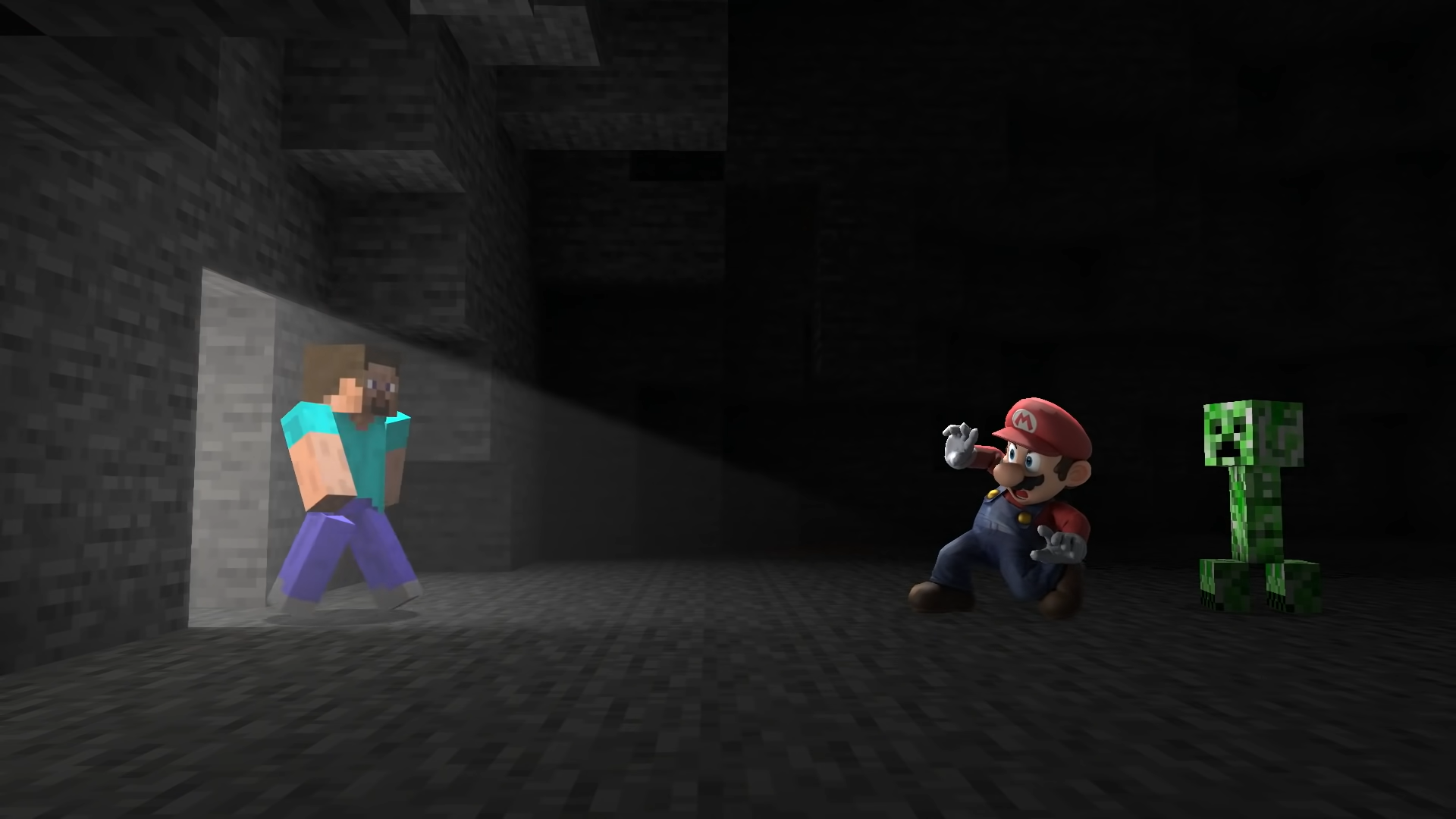 File:Creeper in Steve trailer.png - SmashWiki, the Super Smash Bros. wiki
