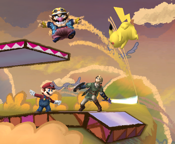 File:Yoshi's Island stage Brawl 3.png - SmashWiki, the Super Smash Bros ...