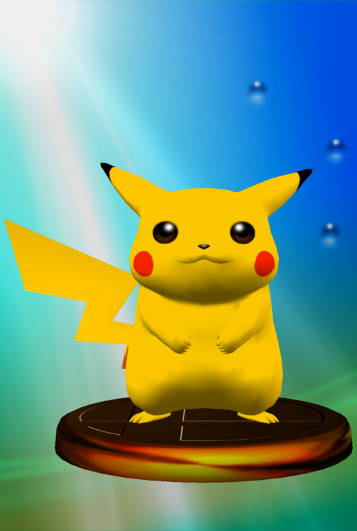 File:Pikachu Trophy Melee.png - SmashWiki, the Super Smash Bros. wiki