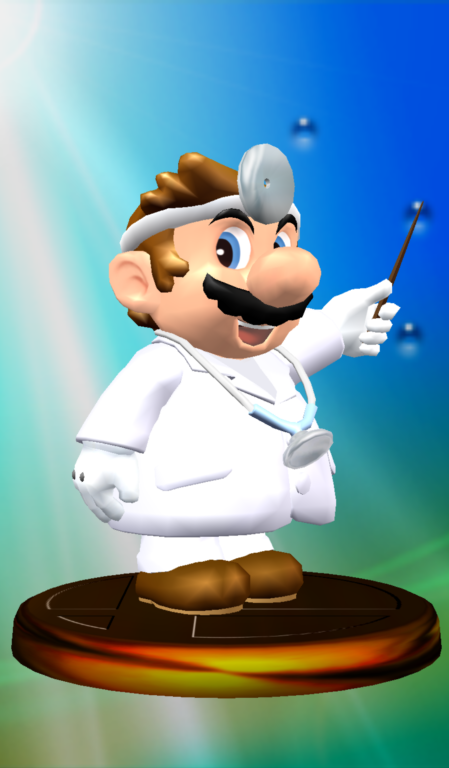 File:Dr. Mario Trophy Melee.png - SmashWiki, the Super Smash Bros. wiki