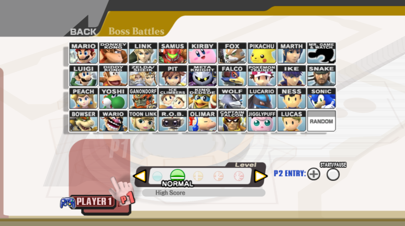 File:Brawl Character selection screen.png - SmashWiki, the Super Smash Bros. wiki