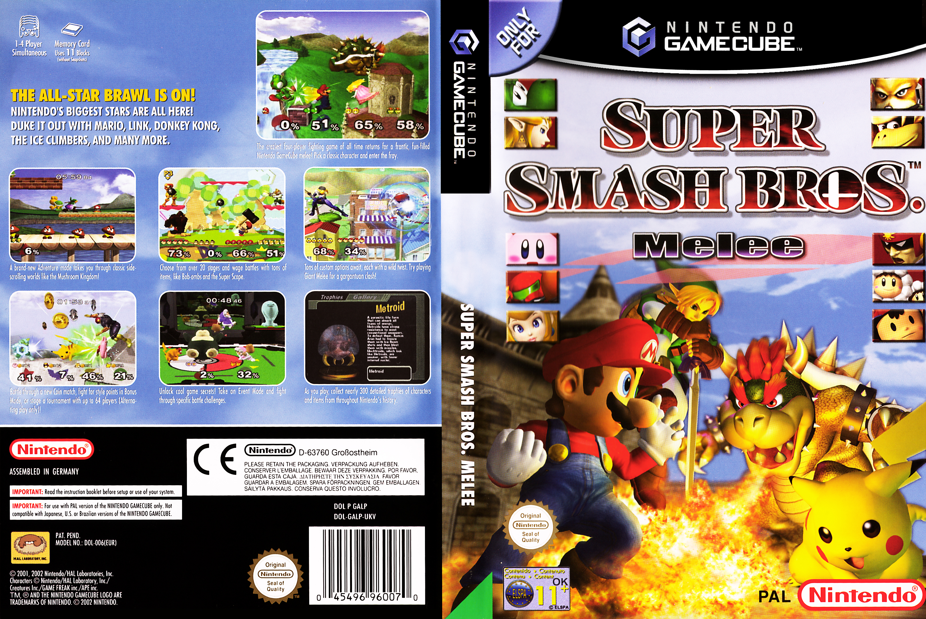 Super Smash Bros Characters Gamecube Super Smash Bros. Melee For