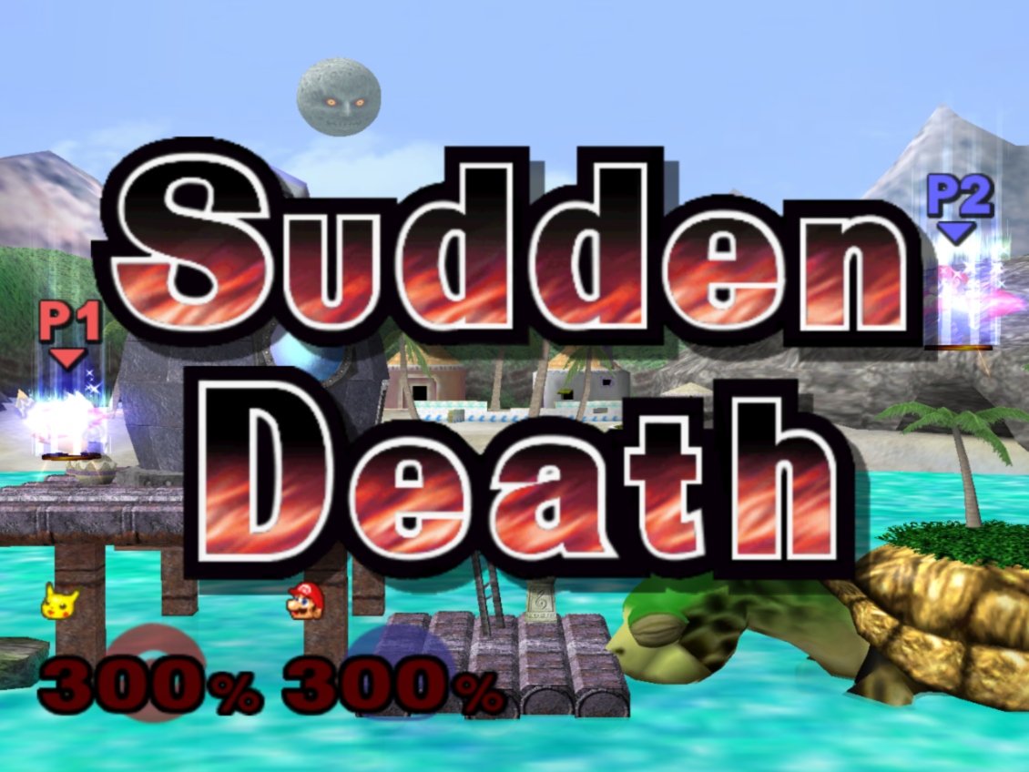 File:Melee-SuddenDeath.png - SmashWiki, the Super Smash Bros. wiki