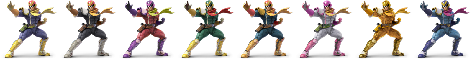 File:Captain Falcon Palette (SSBU).png - SmashWiki, the Super Smash Bros. wiki