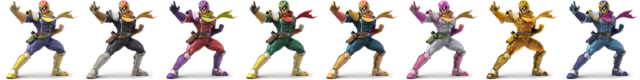 File:Captain Falcon Palette (SSBU).png - SmashWiki, the Super Smash ...