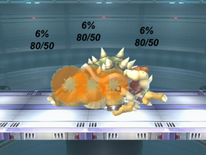 Bowser (SSBB)/Hitboxes - SmashWiki, the Super Smash Bros. wiki