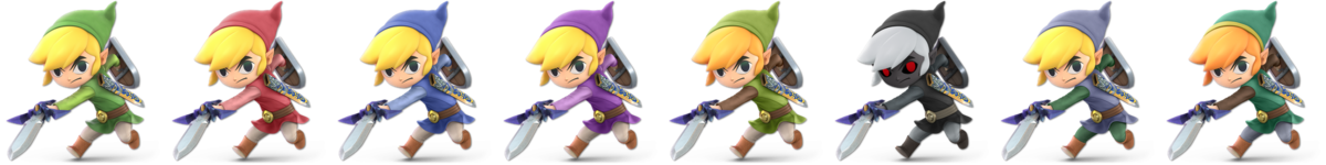 File:Toon Link Palette (SSBU).png - SmashWiki, the Super Smash Bros. wiki