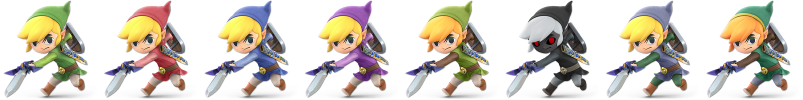 File:Toon Link Palette (SSBU).png - SmashWiki, the Super Smash Bros. wiki