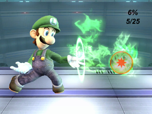 Luigi (SSBB)/Neutral special - SmashWiki, the Super Smash Bros. wiki
