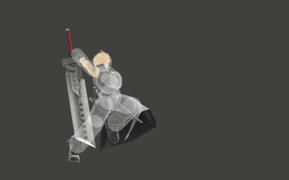 Cloud (SSBU)/Hitboxes - SmashWiki, the Super Smash Bros. wiki