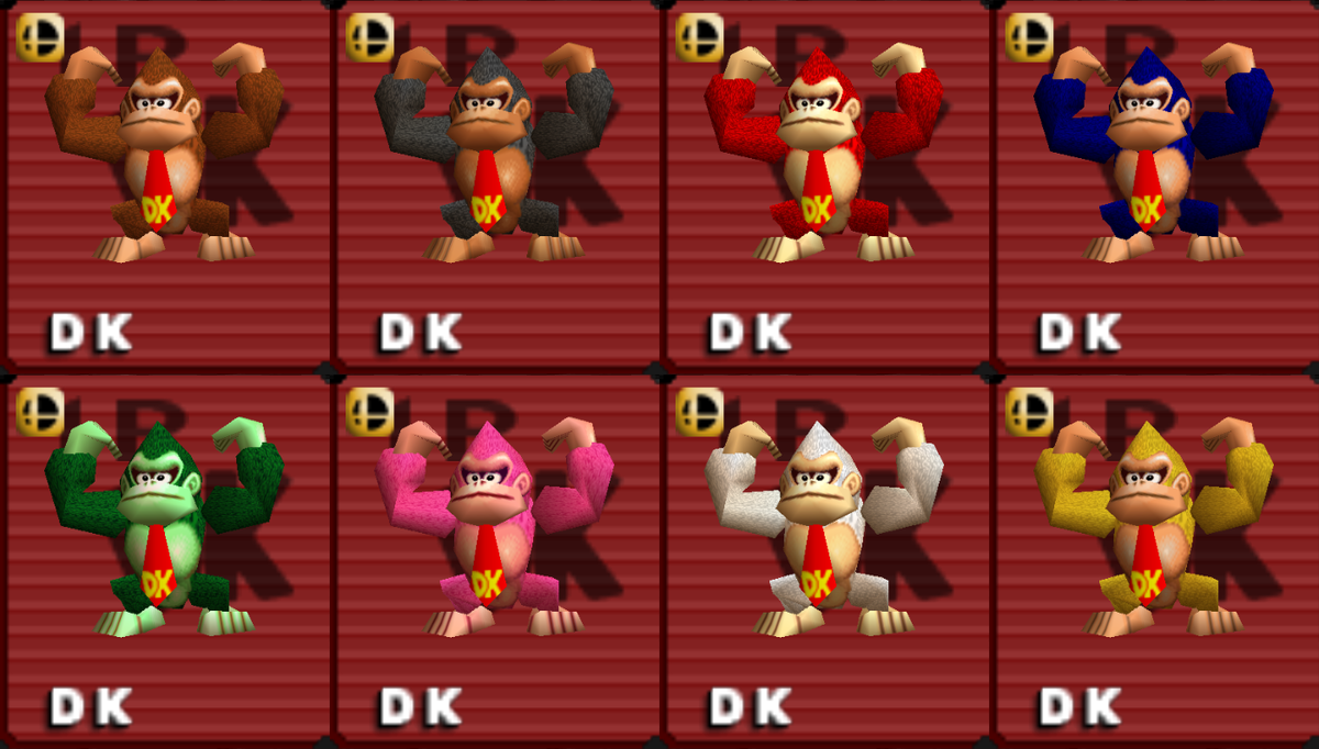 File:SSB64 Remix alts DK.png - SmashWiki, the Super Smash Bros. wiki