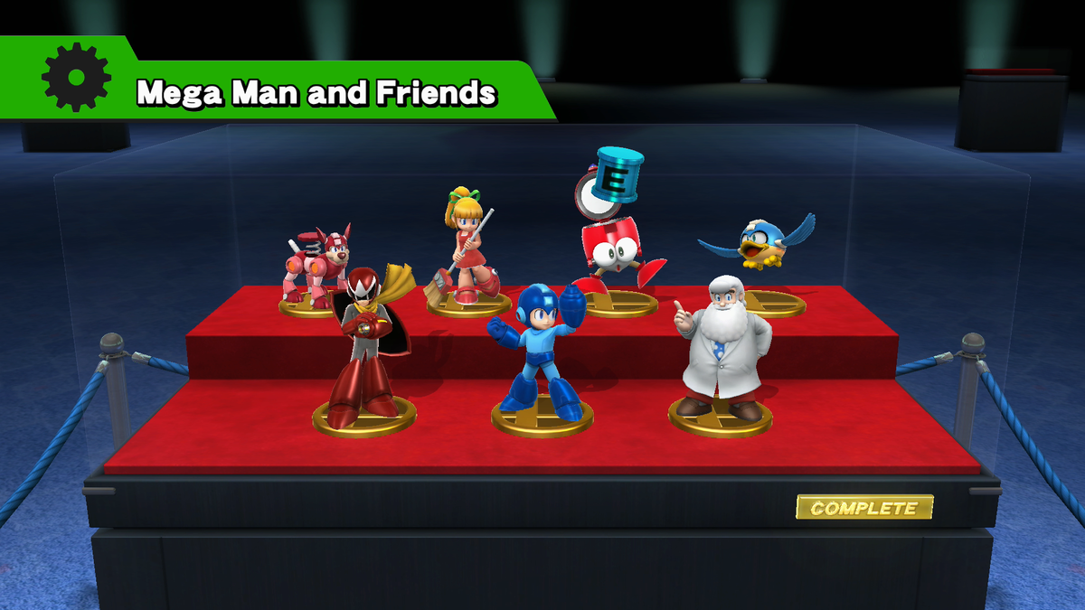 File:Trophy Box Mega Man and Friends.png - SmashWiki, the Super Smash ...