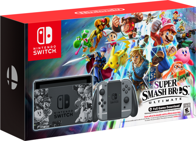 File:SSBU Nintendo Switch console bundle box.png - SmashWiki, the Super ...