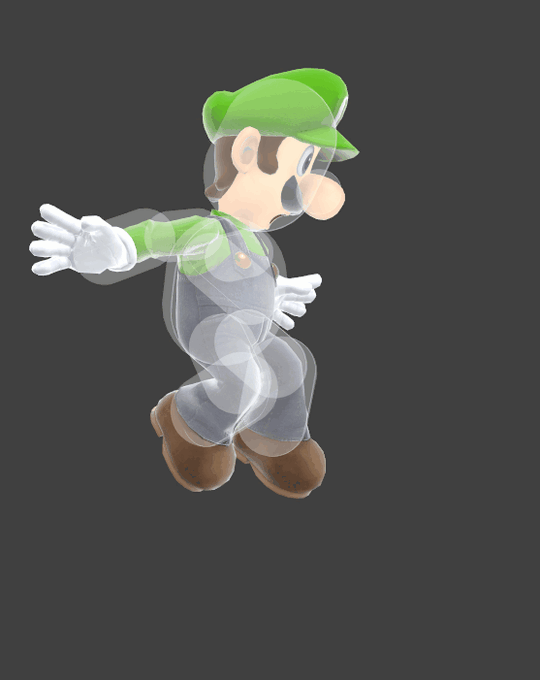 Luigi (SSBU)/Down aerial - SmashWiki, the Super Smash Bros. wiki