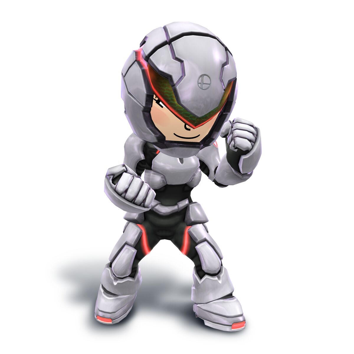 File:SSB4 Mii Fighter Bionic Armor F.jpg - SmashWiki, the Super Smash ...