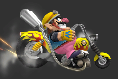 Wario Bike - SmashWiki, the Super Smash Bros. wiki