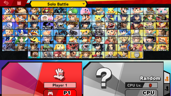 Character selection screen - SmashWiki, the Super Smash Bros. wiki
