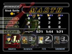 Results screen - SmashWiki, the Super Smash Bros. wiki