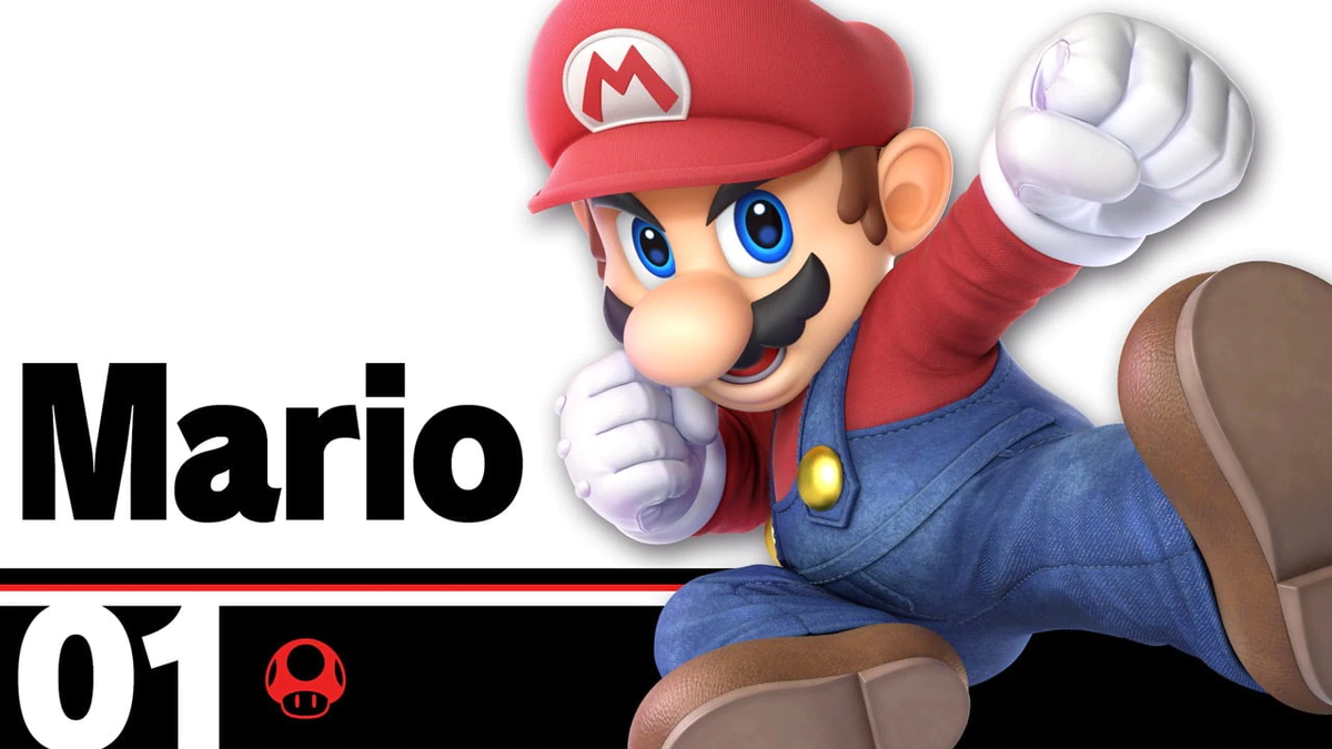 File:SSBU Mario Number.png - SmashWiki, the Super Smash Bros. wiki