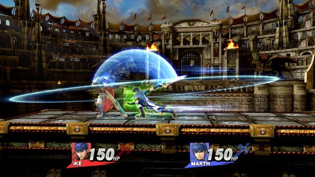 File:Ike Blocking Marth's Final Smash.jpg - SmashWiki, the Super Smash ...