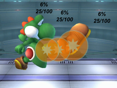 Yoshi (SSBB)/Hitboxes - SmashWiki, the Super Smash Bros. wiki