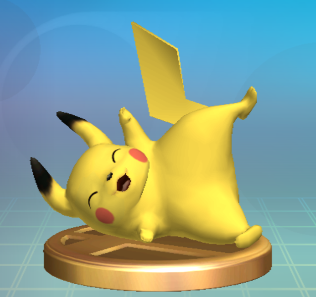 File:Pikachu Unused Trophy Brawl.png - SmashWiki, the Super Smash Bros ...