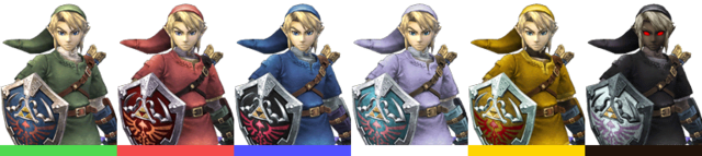 File:Link Palette (SSBB).png - SmashWiki, the Super Smash Bros. wiki