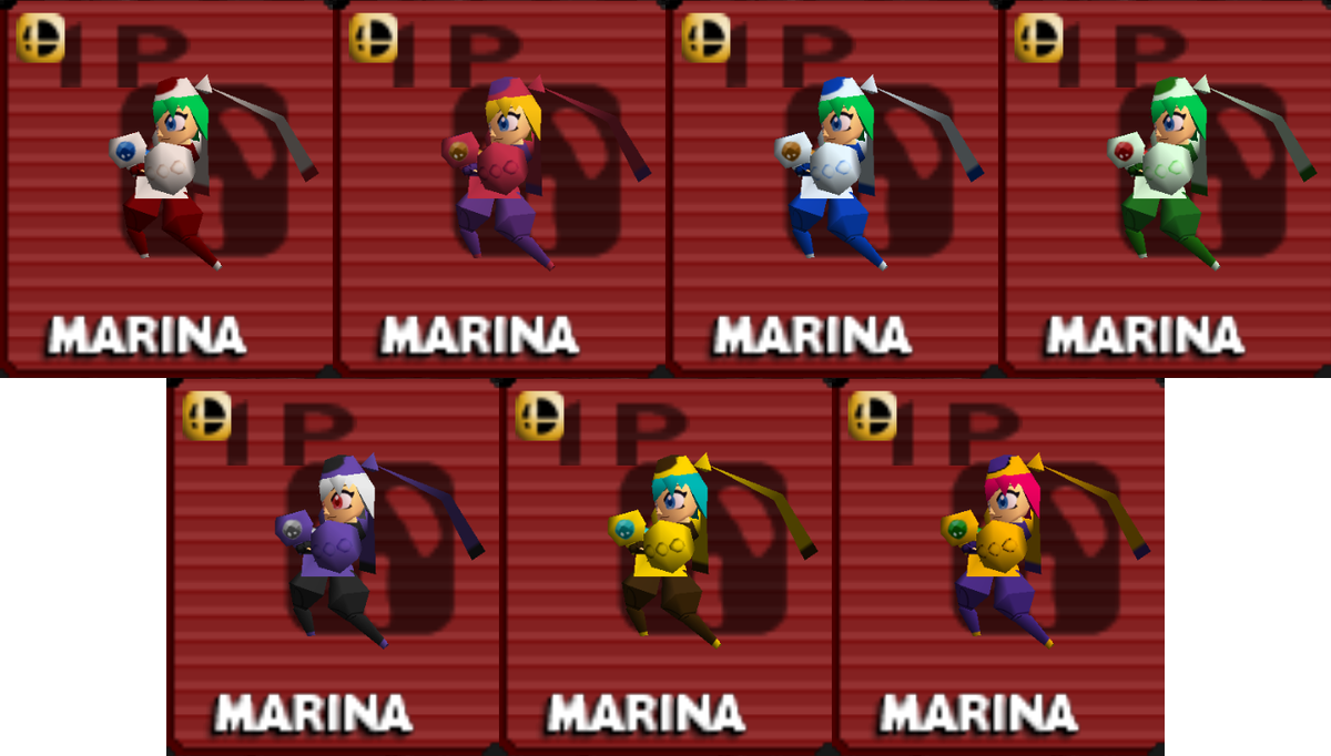 File:SSB64 Remix alts Marina.png - SmashWiki, the Super Smash Bros. wiki