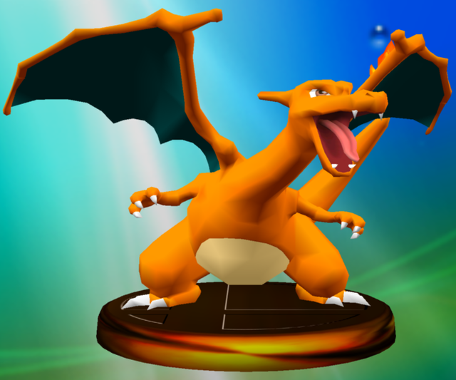 File:Charizard Trophy Melee.png - SmashWiki, the Super Smash Bros. wiki