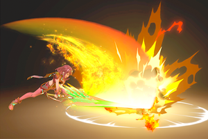 Pyra (SSBU)/Forward smash - SmashWiki, the Super Smash Bros. wiki