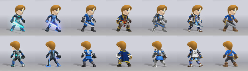File:Mii Swordfighter Costumes (SSB4).png - SmashWiki, the Super Smash ...