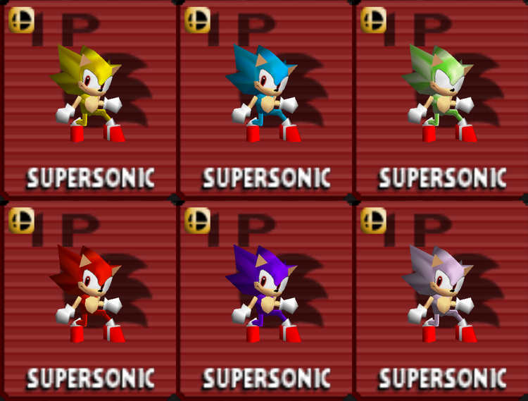 Super Sonic (SR) - SmashWiki, the Super Smash Bros. wiki