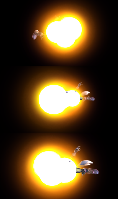 Wolf (SSBB)/Down smash - SmashWiki, the Super Smash Bros. wiki