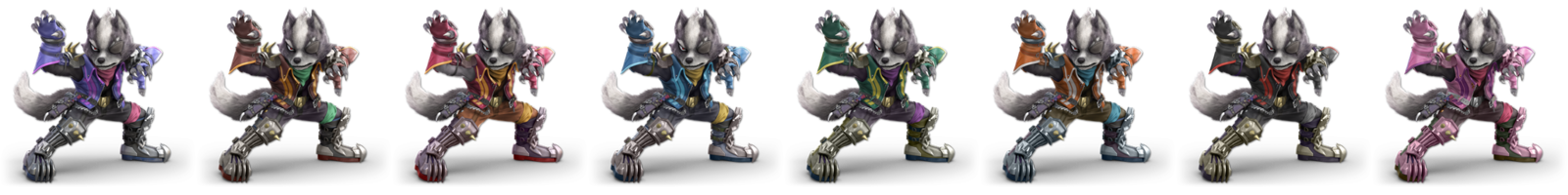 File:Wolf Palette (SSBU).png - SmashWiki, the Super Smash Bros. wiki