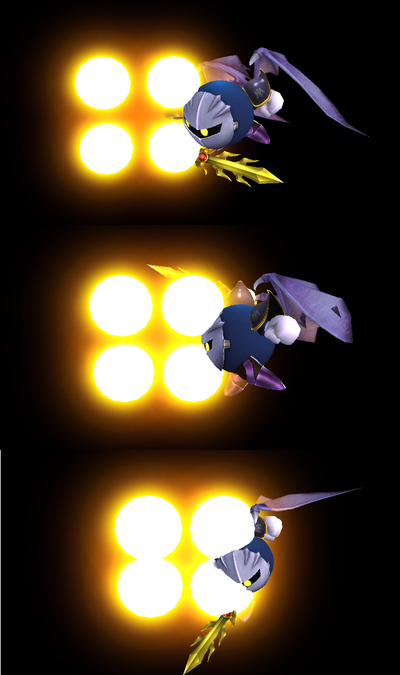 Meta Knight (SSBB)/Forward aerial - SmashWiki, the Super Smash Bros. wiki